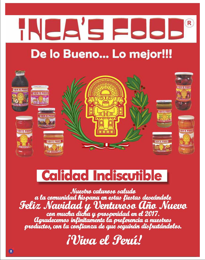 INCA’S FOOD: DE LO BUENO… LO MEJOR – Nuestra Gente Digital